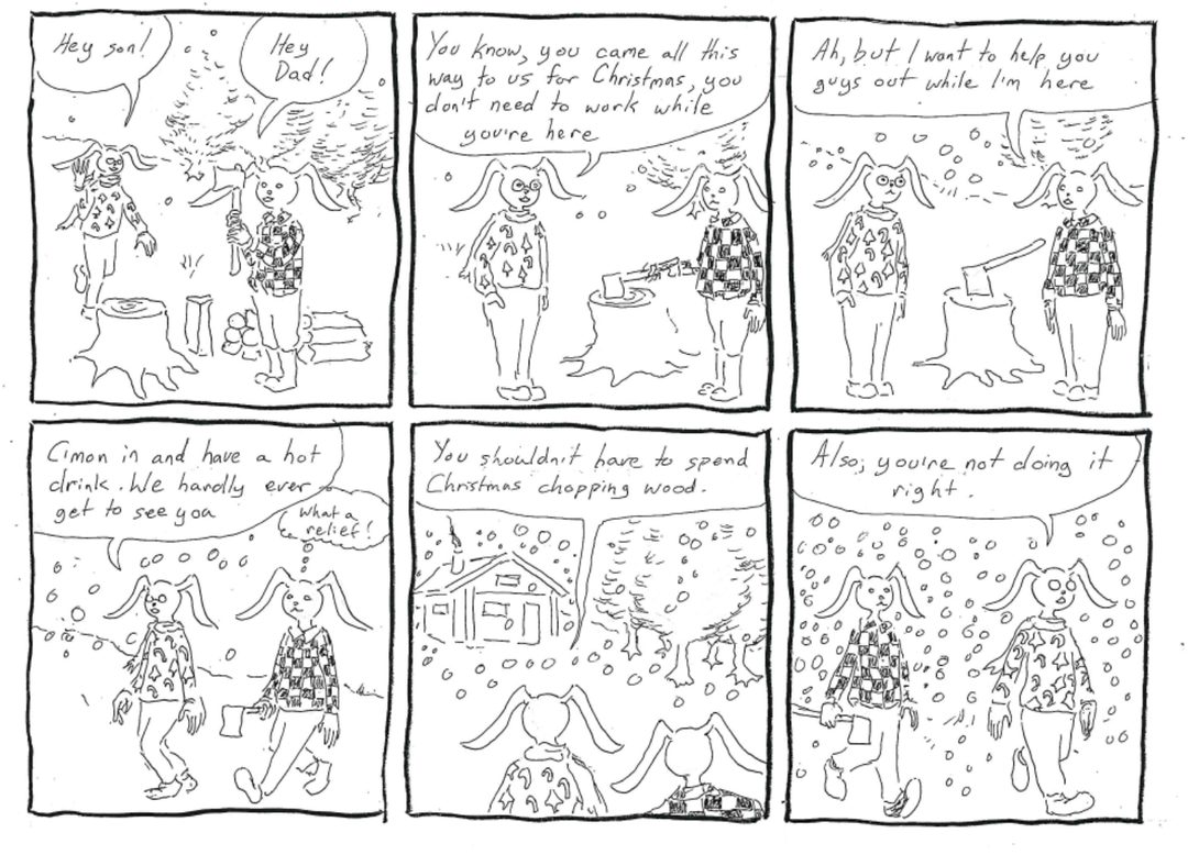 merry christmas! - Jack Rabbitt Comics #34 | Arkhaven Comics