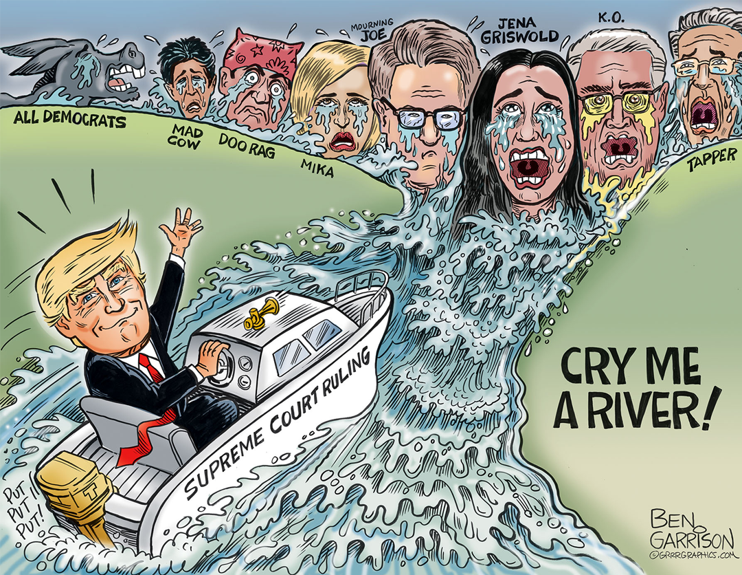 Cry Me a River - Ben Garrison #154 | Arkhaven Comics