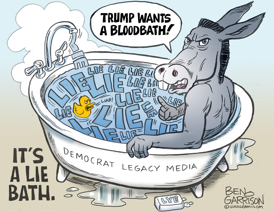 Lie Bath - Ben Garrison #147 | Arkhaven Comics