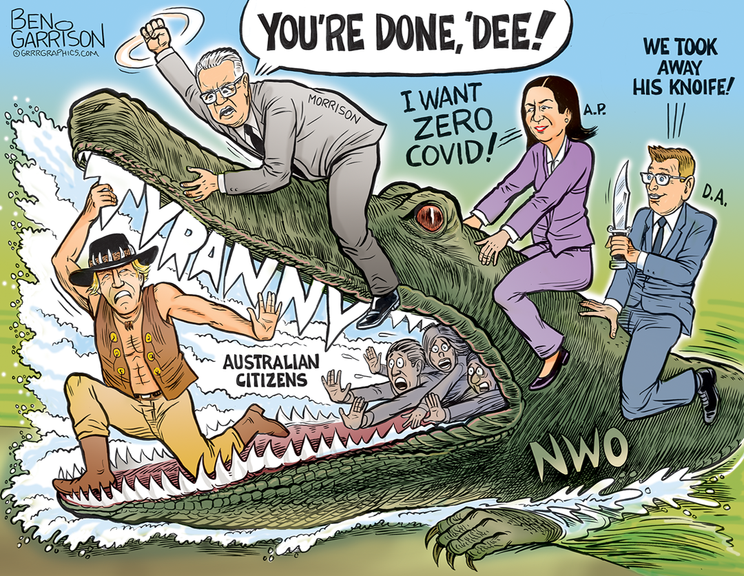 Crocodile Done Dee - Ben Garrison #37 | Arkhaven Comics